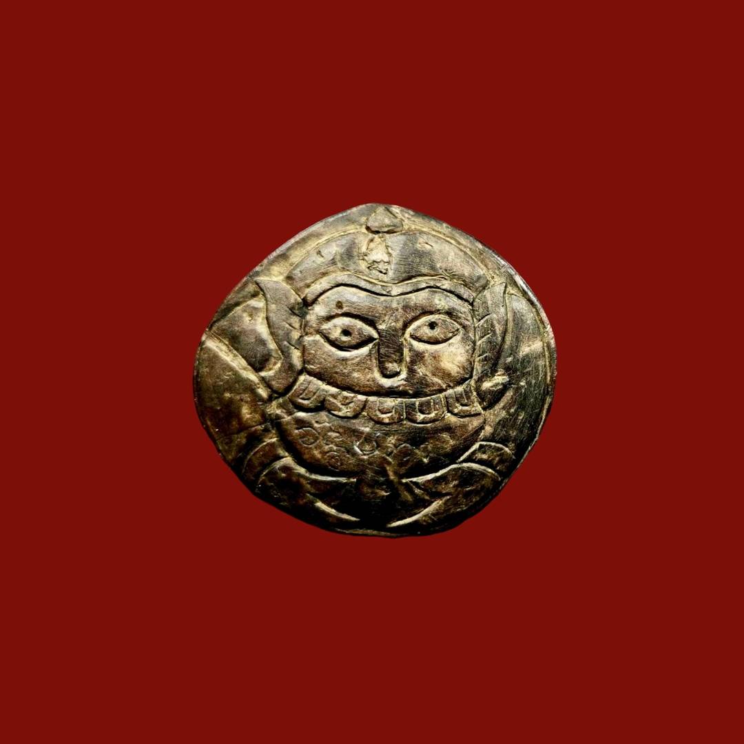 ราหูกะลาแกะ (ยุคต้น)ครูบาเลิศ วัดทุ่งม่านใต้ Rahu coconut carved (early ...