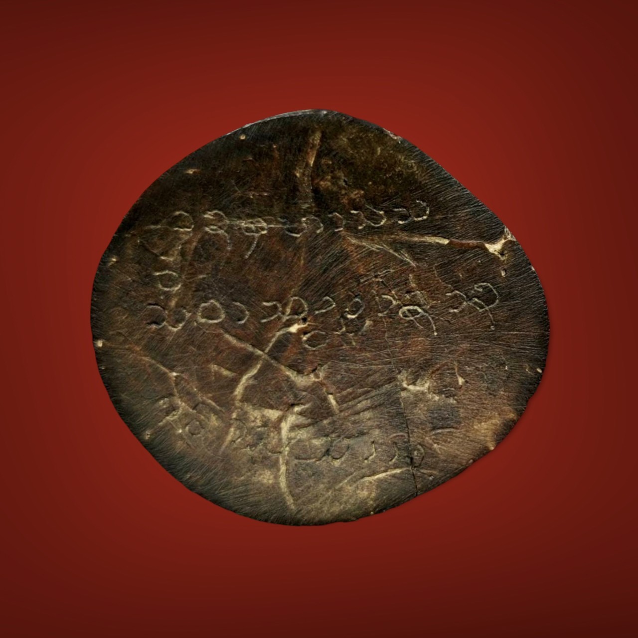 ราหูกะลาแกะ (ยุคต้น)ครูบาเลิศ วัดทุ่งม่านใต้ Rahu coconut carved (early ...